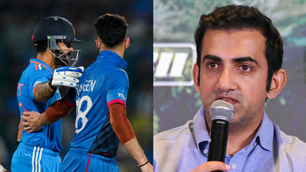 Ind Vs Afg ఒక్కటైన కోహ్లీ నవీన్ ఉల్ హక్ గౌతమ్ గంభీర్ రియాక్షన్