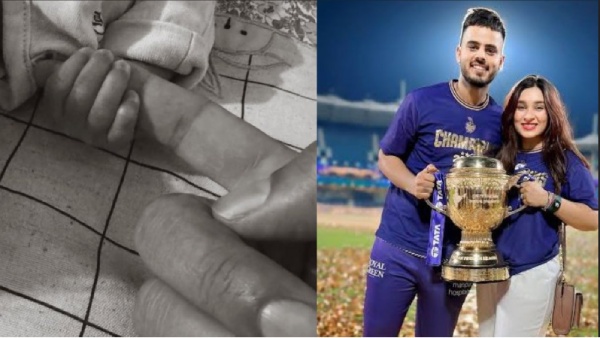 కవల పిల్లలకు తండ్రయిన స్టార్ క్రికెటర్ | Indian Cricketer Nitish Rana ...